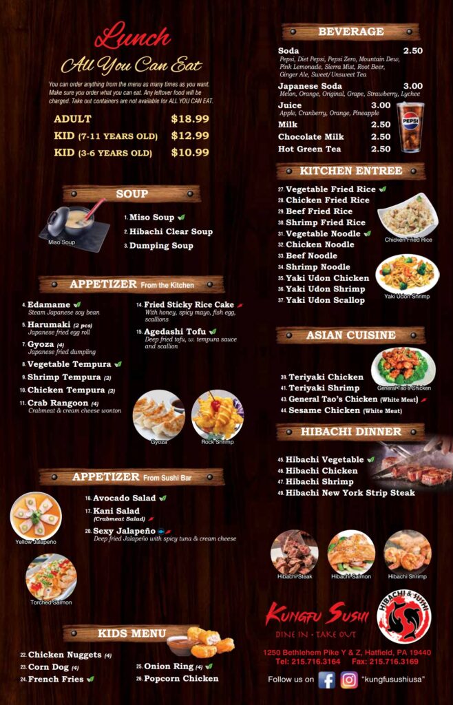 Menu – Kungfu Sushi