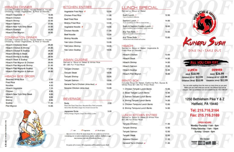 Menu – Kungfu Sushi